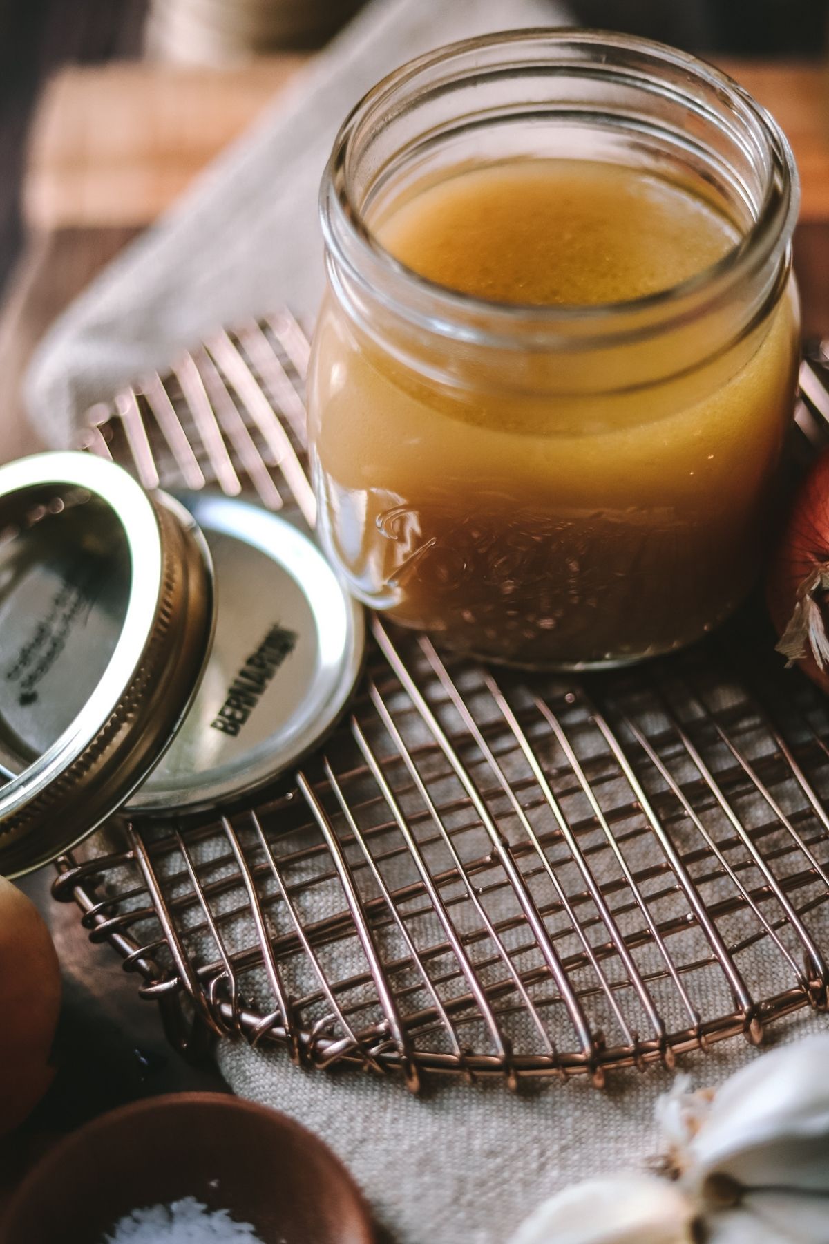 How to Make Easy Homemade Chicken Broth with Thighs - The Gourmet Bon ...