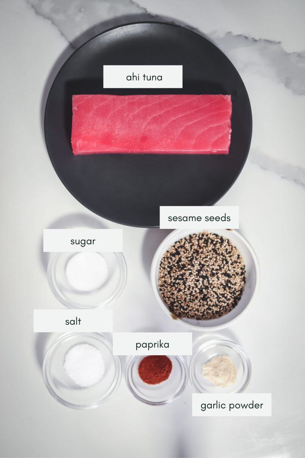 Seared Ahi Tuna with Sesame Crust - The Gourmet Bon Vivant