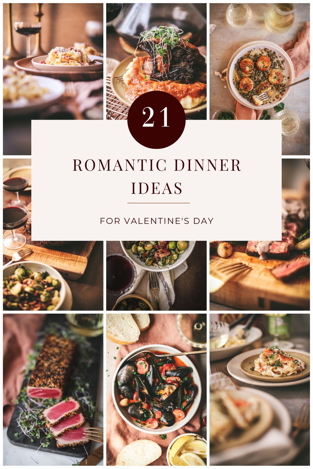 21 Romantic Dinner Ideas for Valentine's Day - The Gourmet Bon Vivant