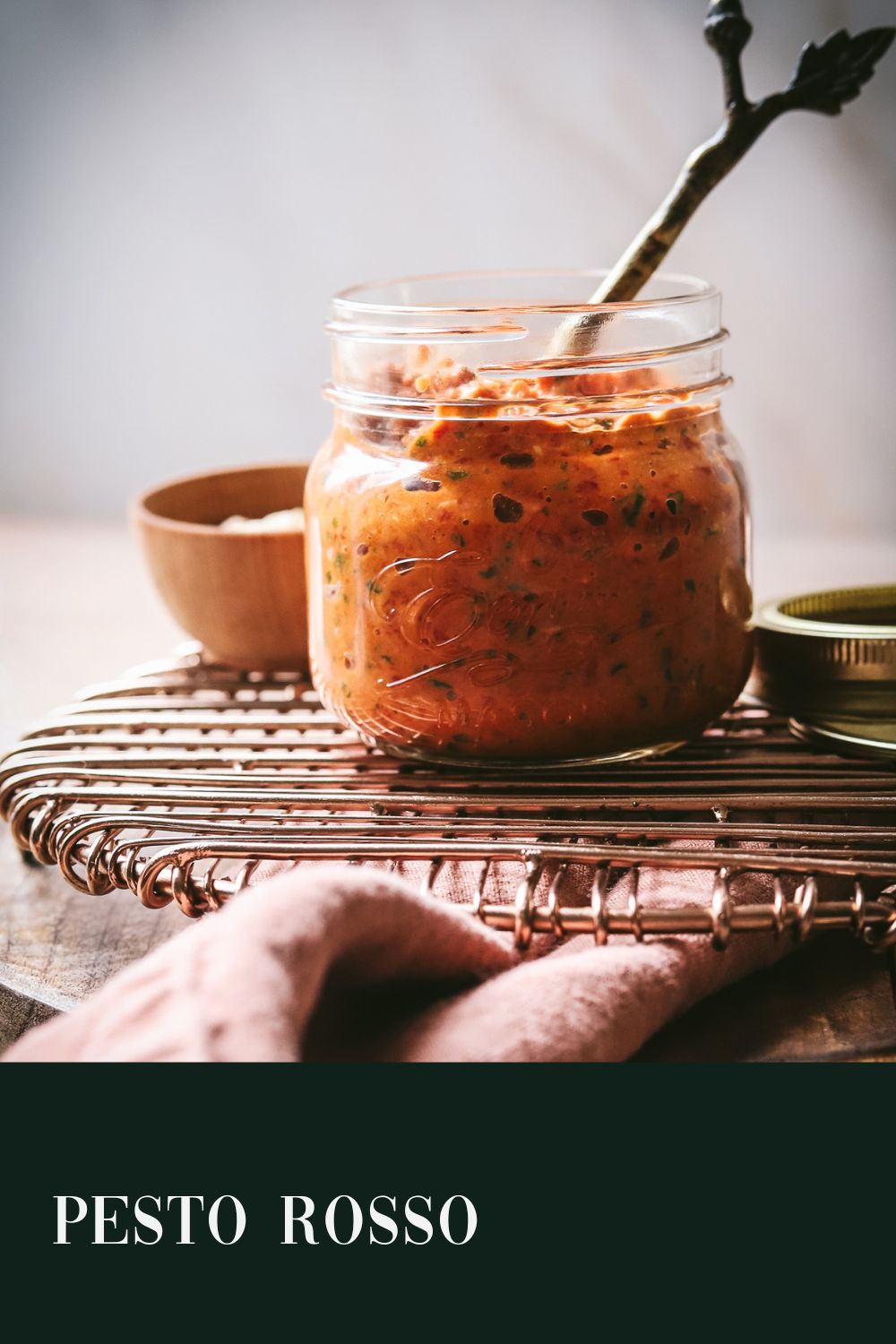 Pesto Rosso (Sun-Dried Tomato Pesto) - The Gourmet Bon Vivant