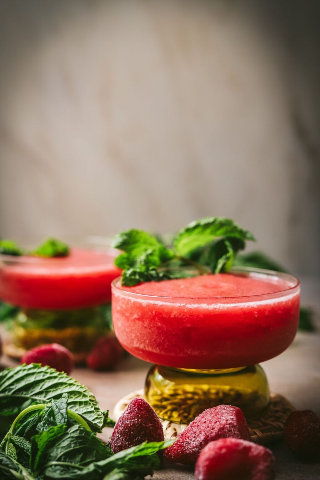Quick and Easy Watermelon Frosé - The Gourmet Bon Vivant