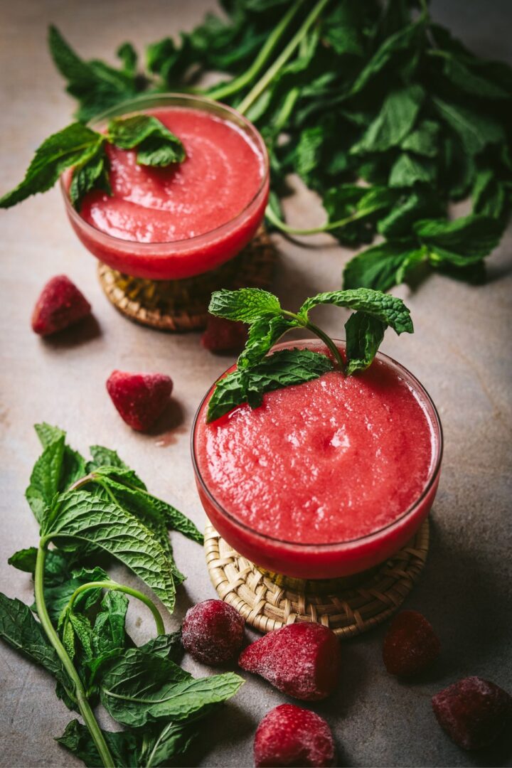 Quick and Easy Watermelon Frosé - The Gourmet Bon Vivant