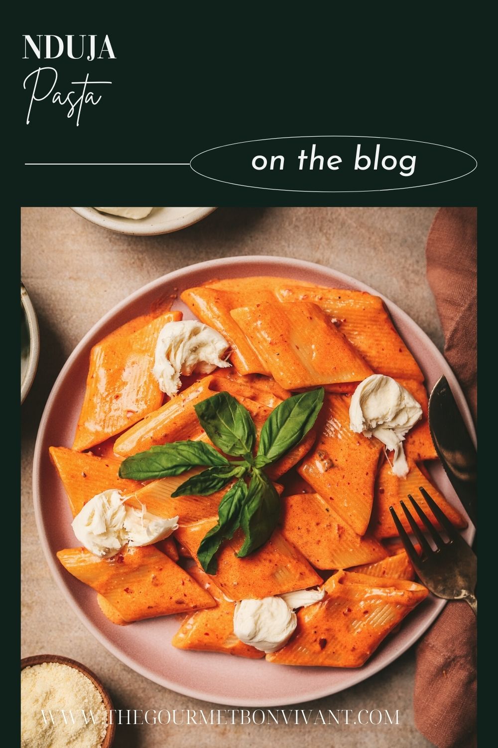 3-Ingredient Creamy Nduja Pasta (Super Easy) - The Gourmet Bon Vivant