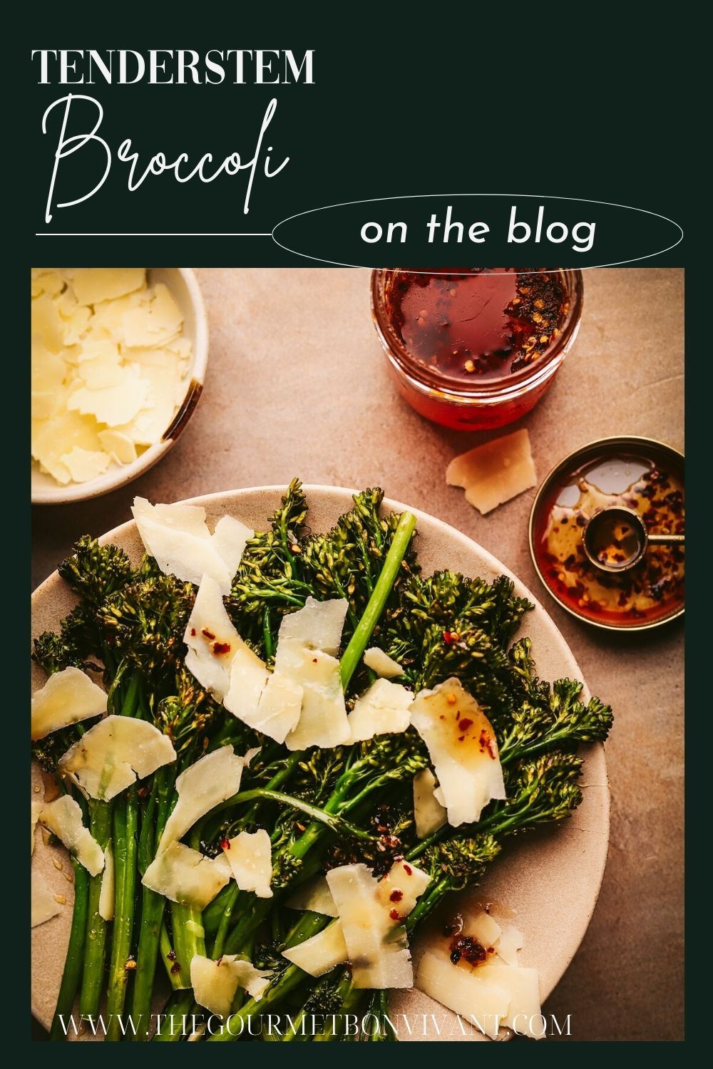 Roasted Tenderstem Broccoli with Honey and Parmesan (Broccolini)