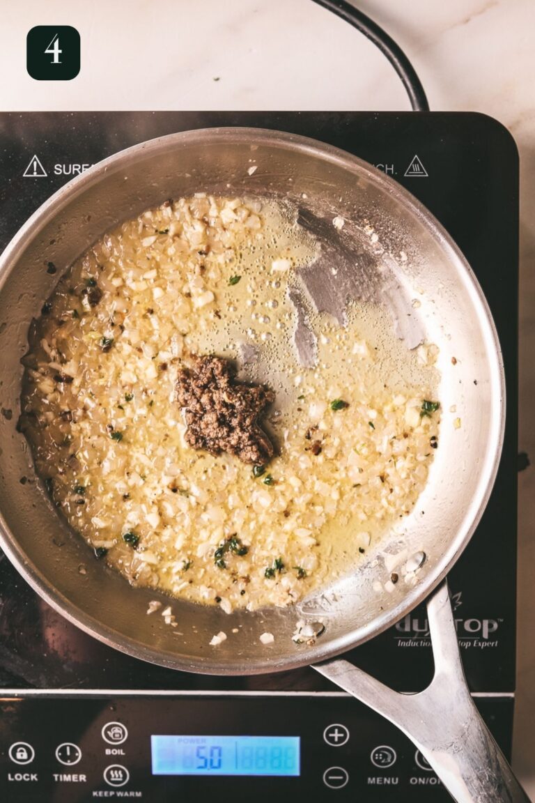 Black Truffled Pasta (with Creamy White Wine Sauce)